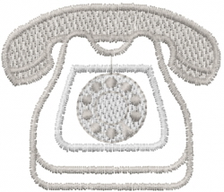 Phone Applique Embroidery Design | AnnTheGran.com