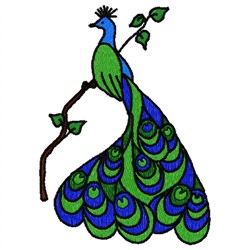 Peacock Embroidery Design | AnnTheGran.com