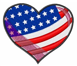American Heart Embroidery Design | AnnTheGran.com