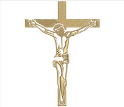 Crucifix Outline Embroidery Design | AnnTheGran.com