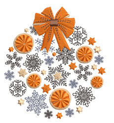 Snowflake Ornament Embroidery Design | AnnTheGran.com