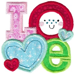Love Applique Embroidery Design | AnnTheGran.com