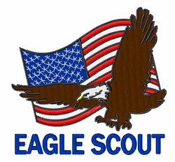 Eagle Scout Embroidery Design | AnnTheGran.com