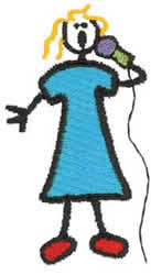 Stick Singer Embroidery Design | AnnTheGran.com