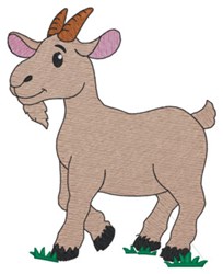 Goat Embroidery Design | AnnTheGran.com