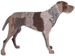 German Wirehair Pointer Embroidery Design | AnnTheGran.com