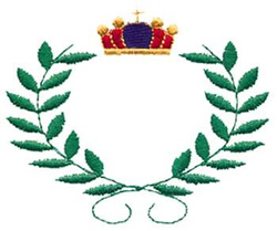 Crest Border Embroidery Design | AnnTheGran.com