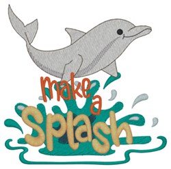 Make A Splash Embroidery Design | AnnTheGran.com