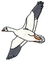 Snow Goose Embroidery Design | AnnTheGran.com