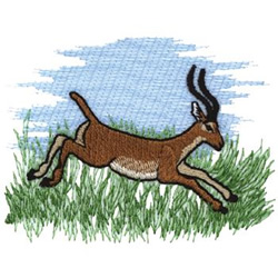 Impala Embroidery Design | AnnTheGran.com