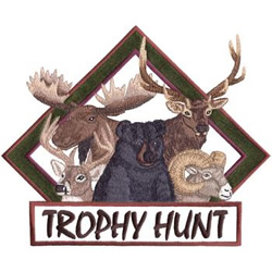 Trophy Hunt Embroidery Design | AnnTheGran.com