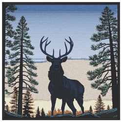 Buck Scene Embroidery Design | AnnTheGran.com
