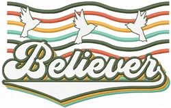 Believer Embroidery Design | AnnTheGran.com
