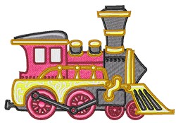 Train Engine Embroidery Design | AnnTheGran.com