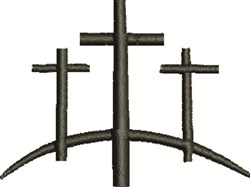 Three Crosses Embroidery Design | AnnTheGran.com