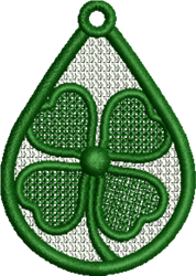FSL Shamrock Embroidery Design | AnnTheGran.com