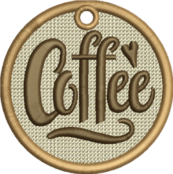 FSL Coffee Sign Embroidery Design | AnnTheGran.com