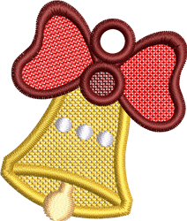 FSL Bell Embroidery Design | AnnTheGran.com