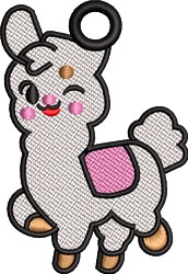 FSL Winking Llama Embroidery Design | AnnTheGran.com