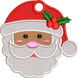 FSL Santa Head Embroidery Design | AnnTheGran.com