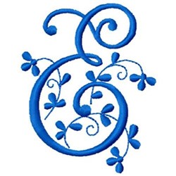 Monogram Letter E Embroidery Design | AnnTheGran.com