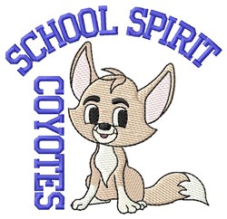 School Spirit Embroidery Design | AnnTheGran.com