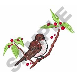 Eastern Phoebe Embroidery Design | AnnTheGran.com