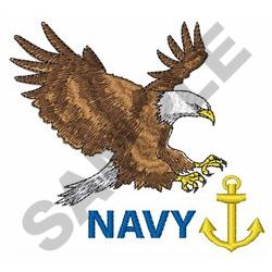 EAGLE NAVY Embroidery Design | AnnTheGran.com
