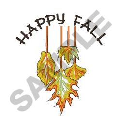 Free Happy Fall Embroidery Design | AnnTheGran.com