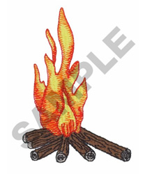 FIRE BURNING Embroidery Design | AnnTheGran.com