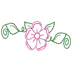 Flower Outline Embroidery Design | AnnTheGran.com