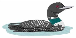 Great Northern Loon Embroidery Design | AnnTheGran.com