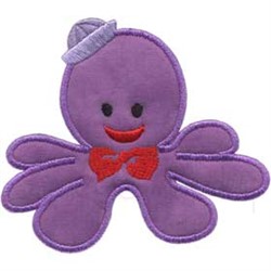 Octopus Applique Embroidery Design | AnnTheGran.com