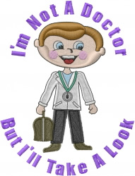 Doctor Embroidery Design | AnnTheGran.com