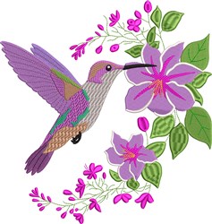 Hummingbird Embroidery Design | AnnTheGran.com