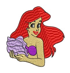 Princess Ariel Embroidery Design | AnnTheGran.com