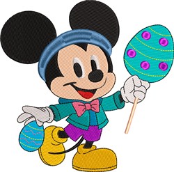 Mickey Lollipop Egg Embroidery Design | AnnTheGran.com