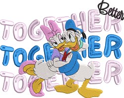 Better Together Embroidery Design | AnnTheGran.com