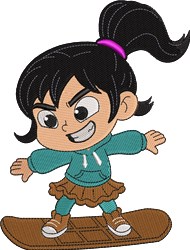 Vanellope von Schweetz Embroidery Design | AnnTheGran.com
