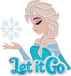Let It Go Embroidery Design | AnnTheGran.com