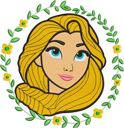 Rapunzel Embroidery Design | AnnTheGran.com