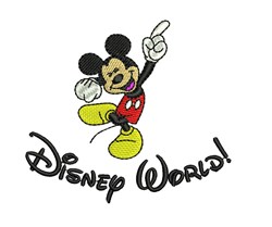 Disney World! Embroidery Design | AnnTheGran.com