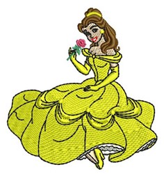 Princess Belle Embroidery Design | AnnTheGran.com
