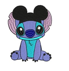 Stitch Mouse Ears Embroidery Design | AnnTheGran.com