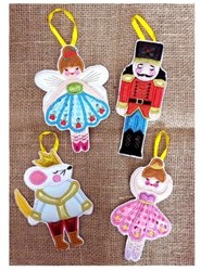 ITH Nutcracker Ornaments Embroidery Design | AnnTheGran.com