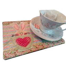 ITH Easter Mug Rug Embroidery Design | AnnTheGran.com