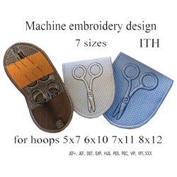 ITH Scissors Case Embroidery Design | AnnTheGran.com