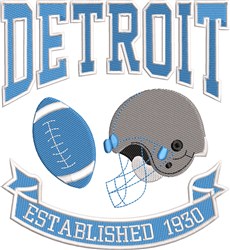Detroit Embroidery Design | AnnTheGran.com