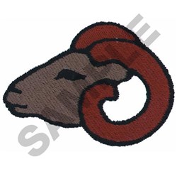 RAM Embroidery Design | AnnTheGran.com