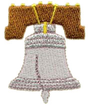 Liberty Bell Embroidery Design | AnnTheGran.com